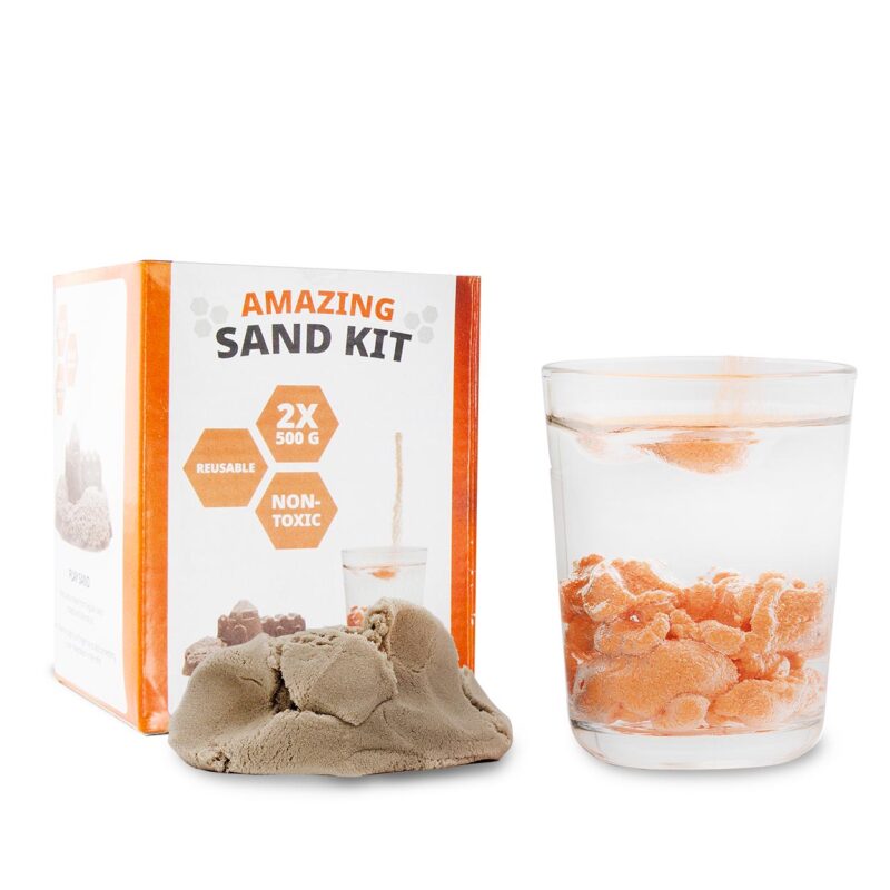 Amazing Sand Kit - Magical and Kinetic Sand - 1 kg | Scientist Factory