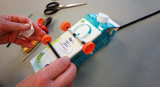How to Make a Milk Carton Car | Scientist Factory